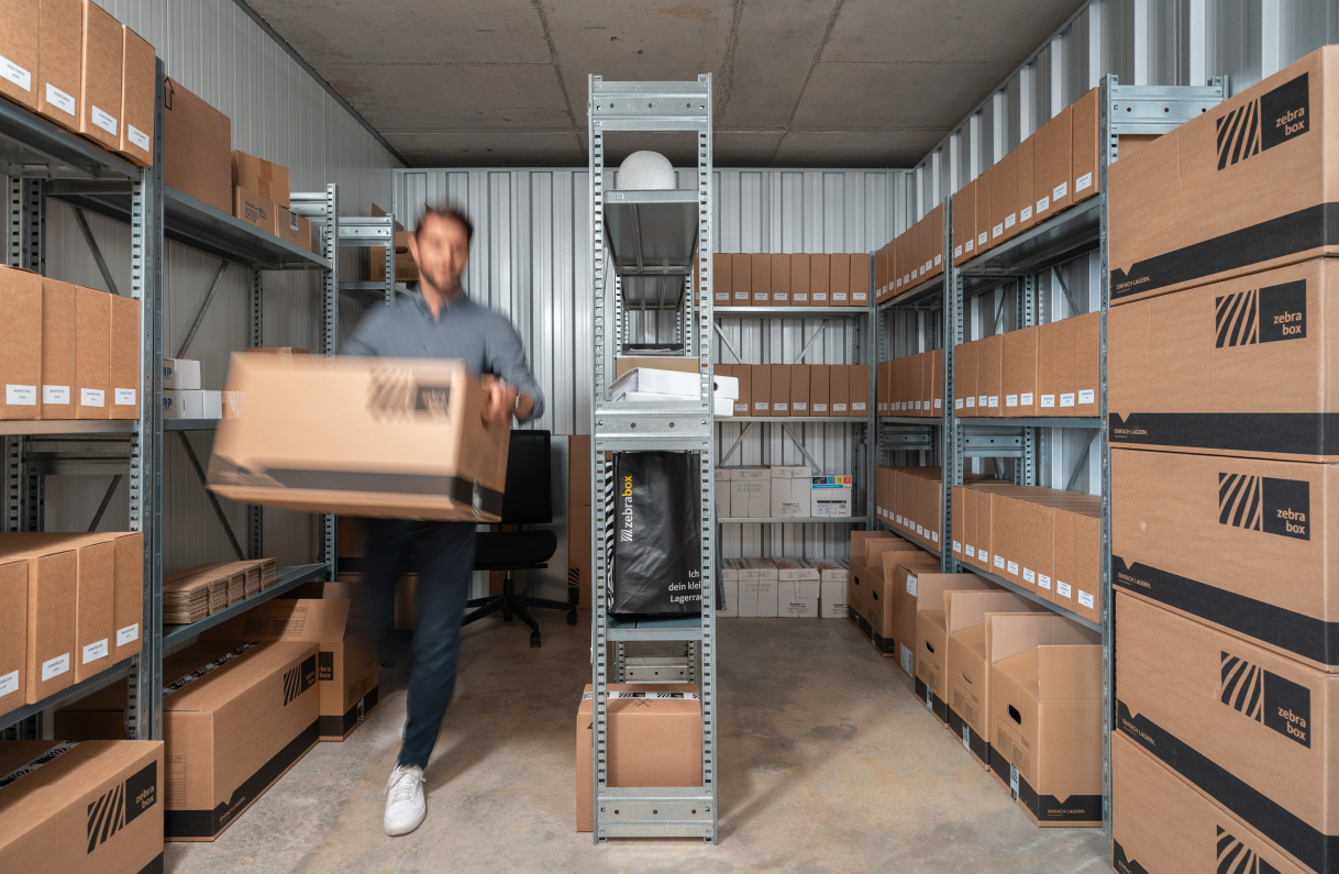 Archiv- und Regalsysteme für Lagerräume | zebrabox.ch
